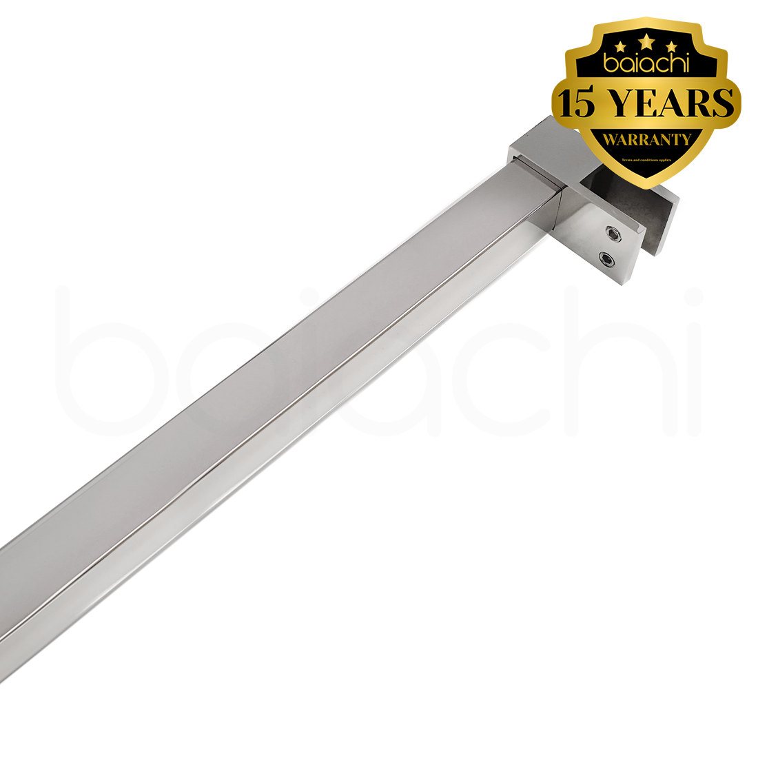 Shower Screen Glass Panel Stabiliser Support Bar Chrome Adjustable Up ...