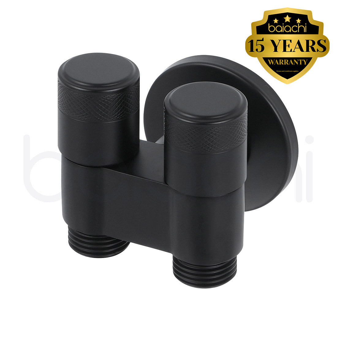 Baiachi Shattaf Twin Mini Cistern Stop Stainless Steel Quarter Turn ...