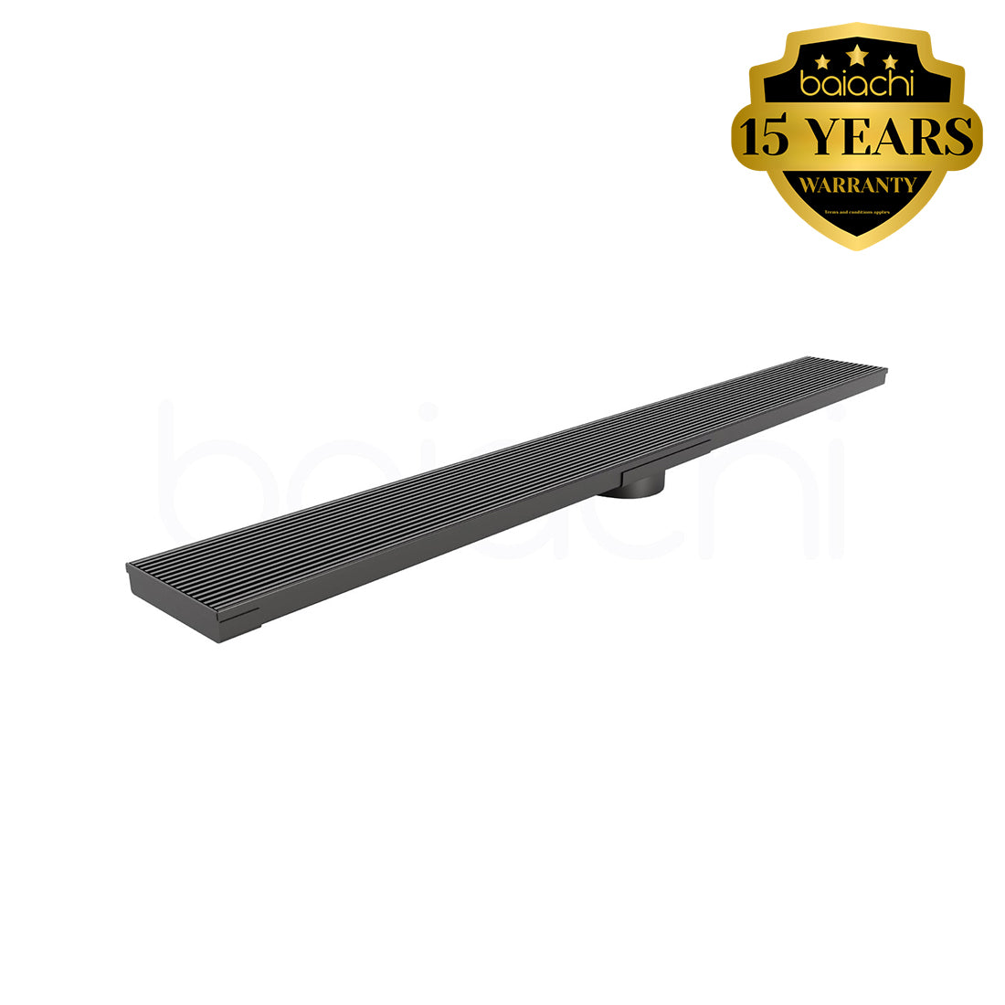 901-1200mm Linear Heelguard Adjustable Floor Waste Gun Metal