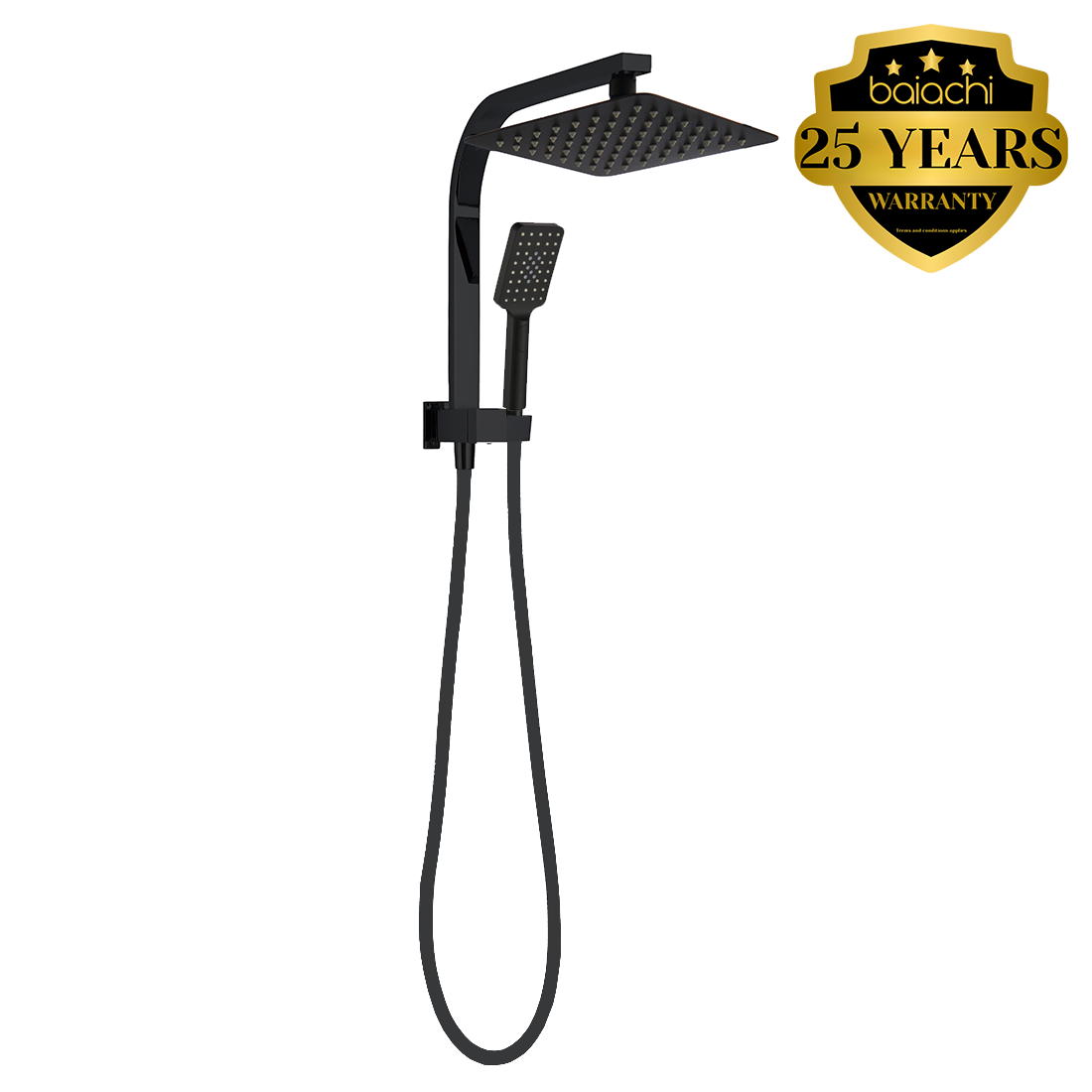 Mackenzie Square Multi Function Shower Matte Black