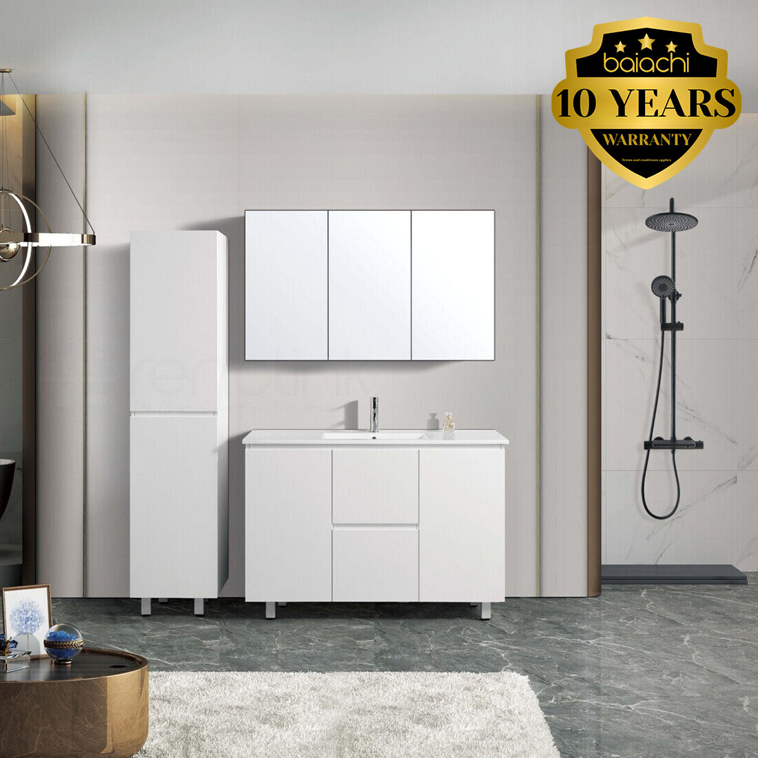 Ivana 1200mm PVC Water Proof Bathroom Vanity Cabinet