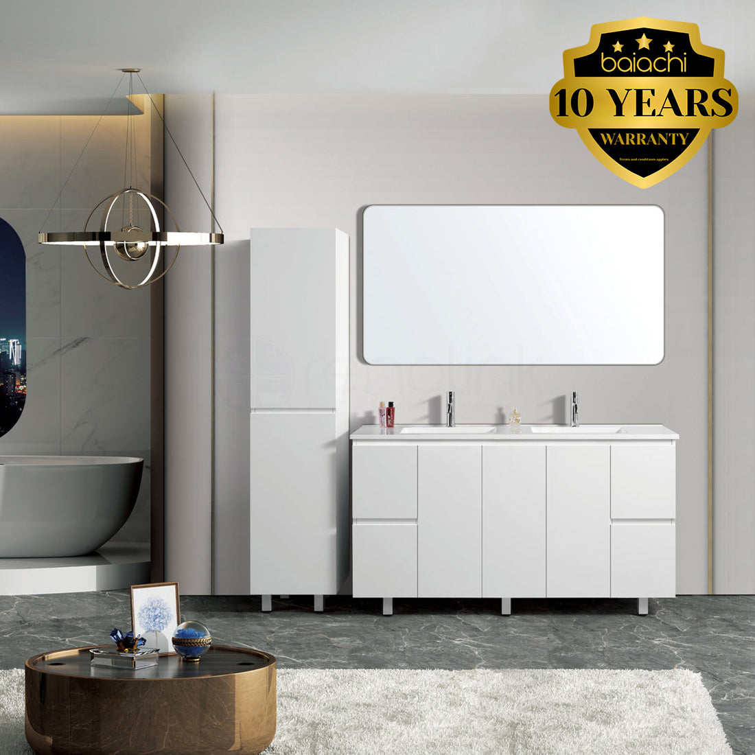 Ivana 1500mm PVC Water Proof Bathroom Vanity Cabinet